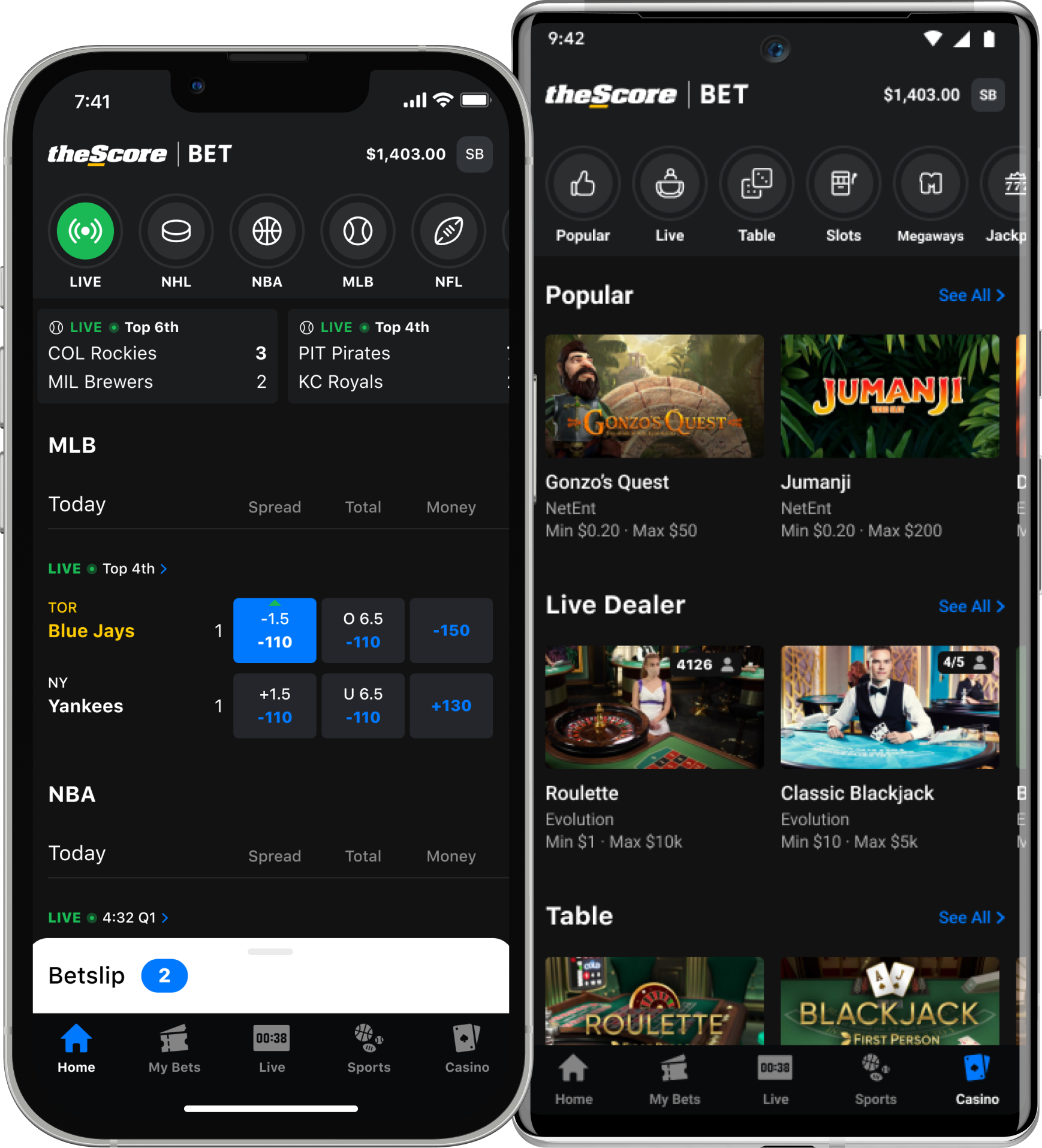 theScore Bet | Download the App